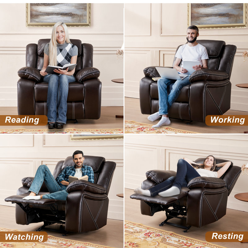Latitude Run® Recliner Chair for Living Room Home Theater Latitude Run® Recliner Chair for Living Room Home Theater